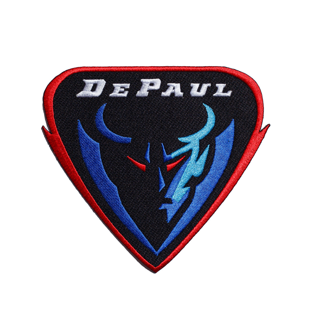 DEPAUL UNIVERSITY DIBS DEPAUL EMBROIDERED PATCH 5.6 x 6.2 inch | VARSI ...